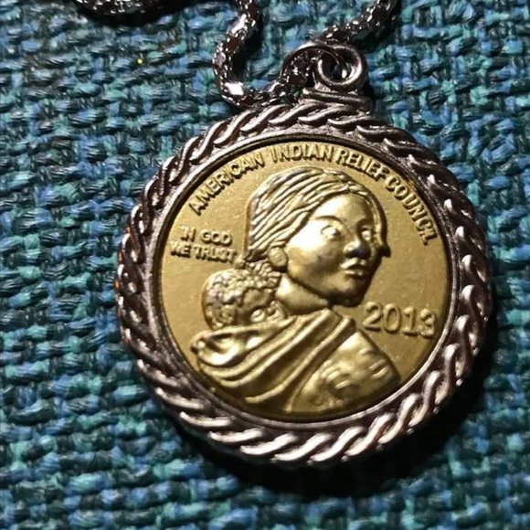 American Indian Relief Fund | Jewelry | Collectible Sacagawea Bezel ...